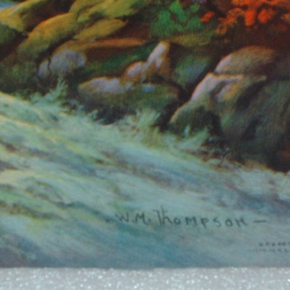 William Thompson | Accents | Antique Very Colorful William Thompson ...